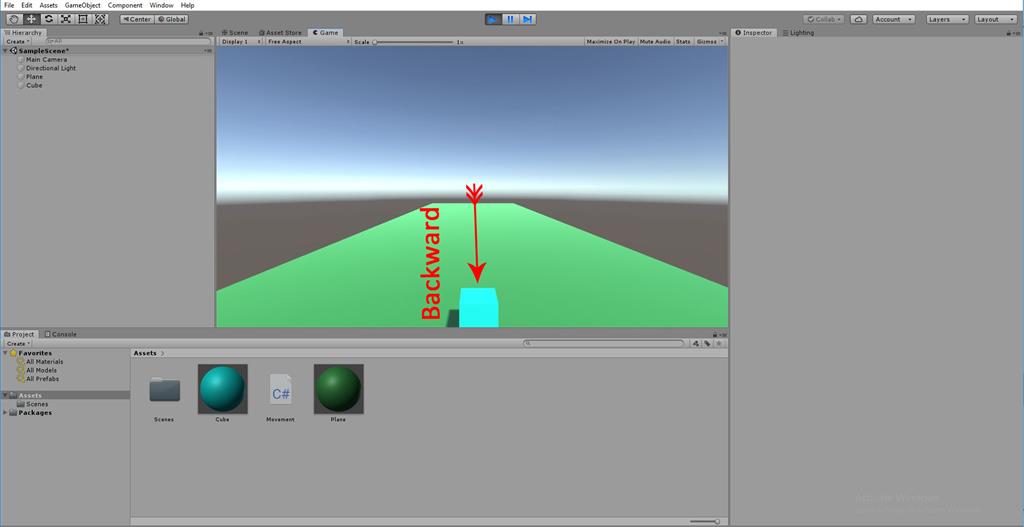Transforming Objects Movement Using C Scripts In Unity 1284